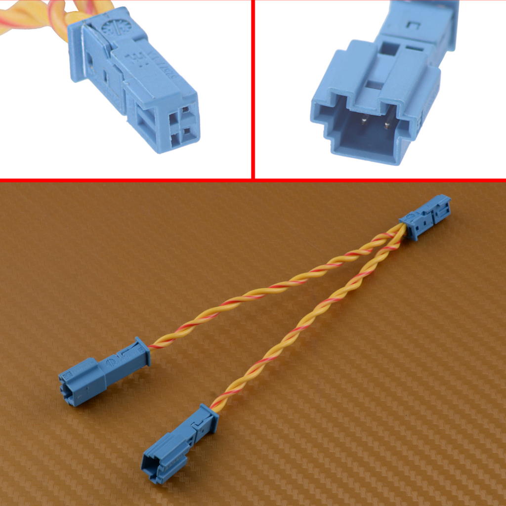 Speaker Stereo Plug Connector Adapter Wiring Cable Y Harness Splitter 2 ...