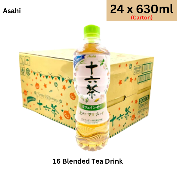 Asahi 16 Blended Tea Drink Bottle 24 x 630ML (CARTON) | Shopee Malaysia