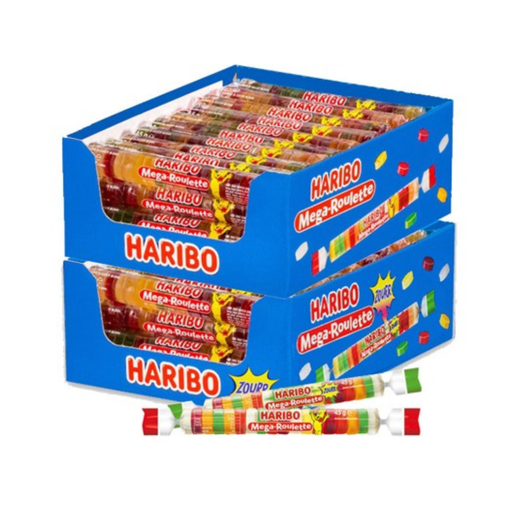 Haribo Mega Roulette Jelly Gummy 45g / Original, Zourr | Shopee Malaysia