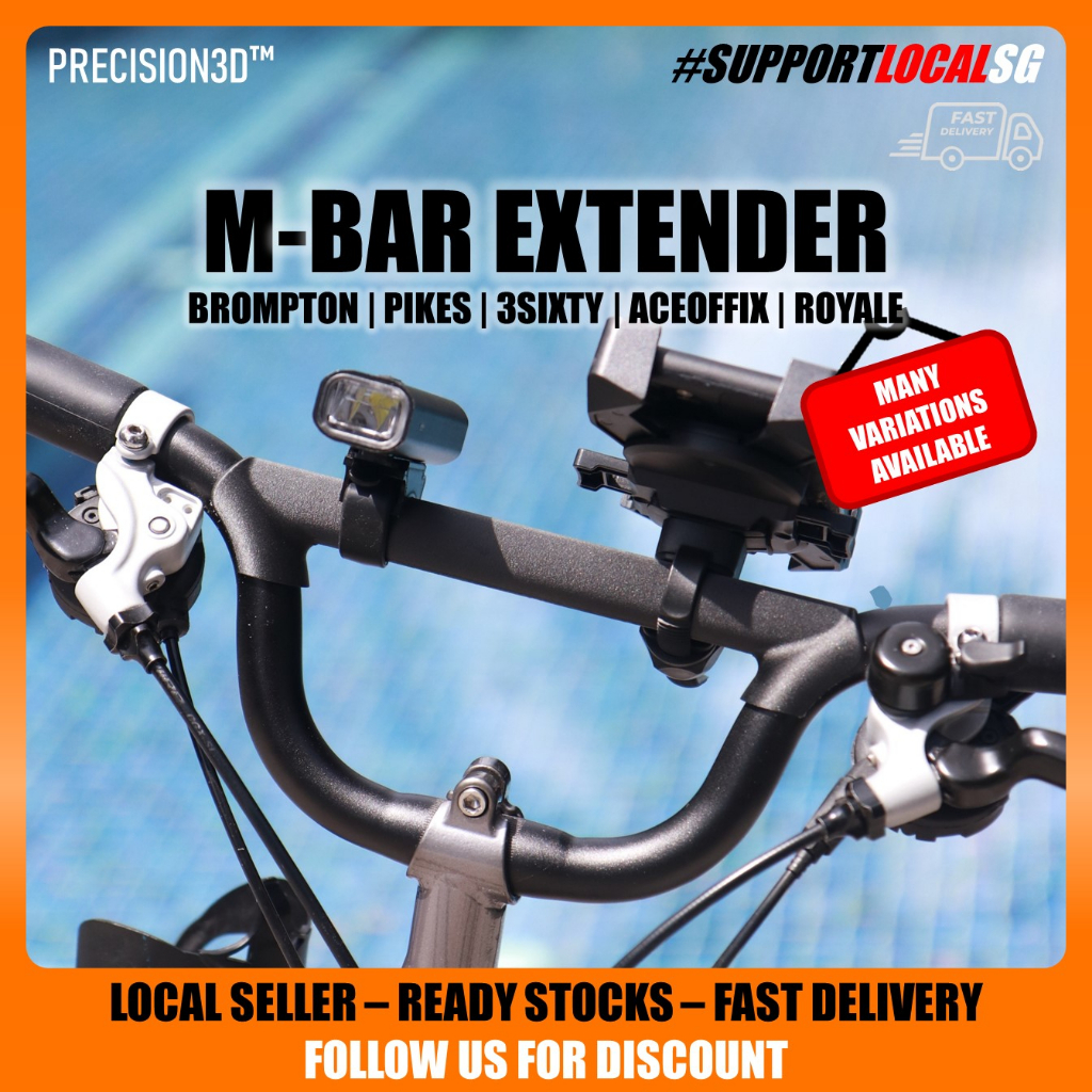 Brompton Handlebar Brace Bridge Extender for Brompton M Bar Bridge ...