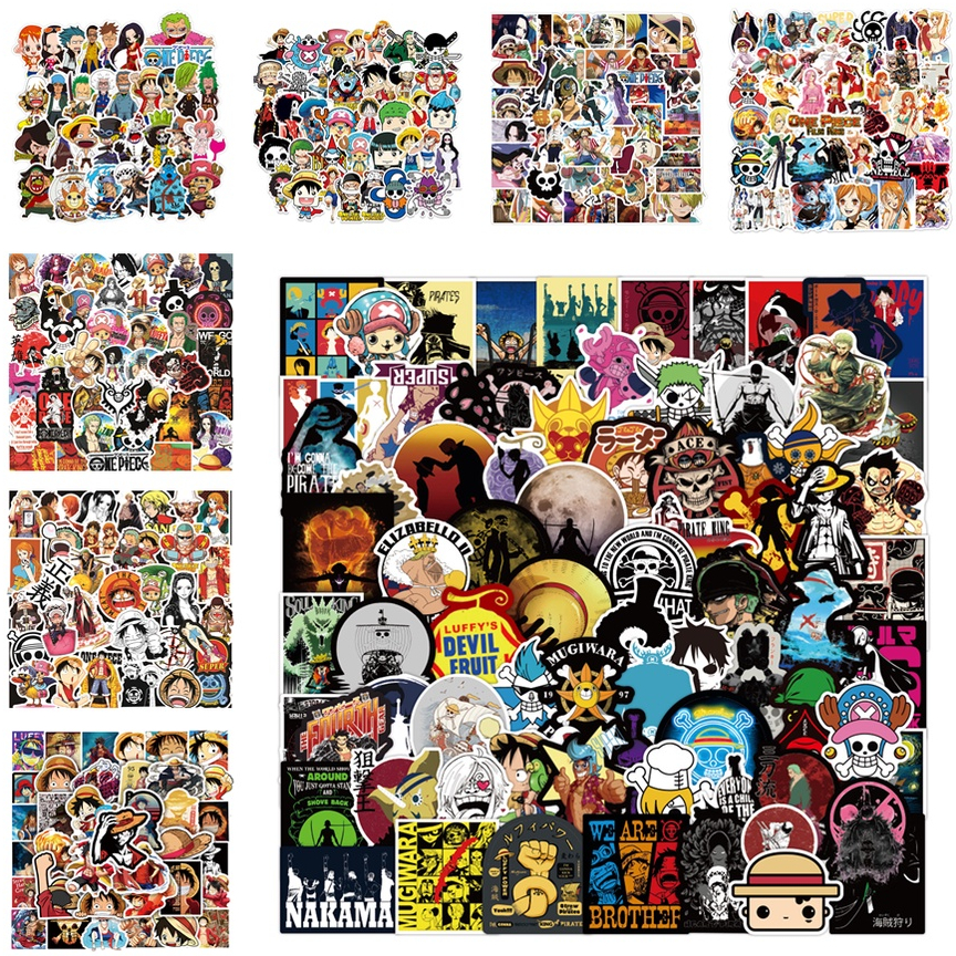 【One Piece Collection】100/50/48PCS Anime One Piece Stickers For Anime ...