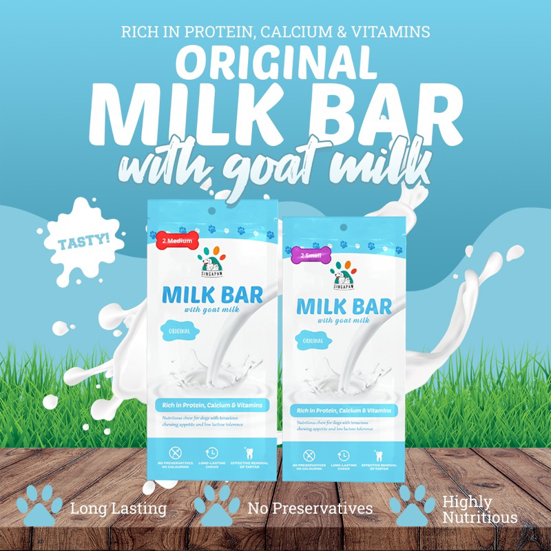 Singapaw MILK BAR w GOAT MILK Treats for Dogs (2 sizes) | Shopee Malaysia
