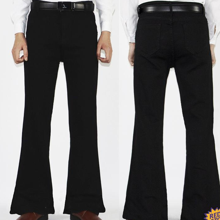 Bootcut jeans seluar kerja lelaki plus size Autumn new net red big ...