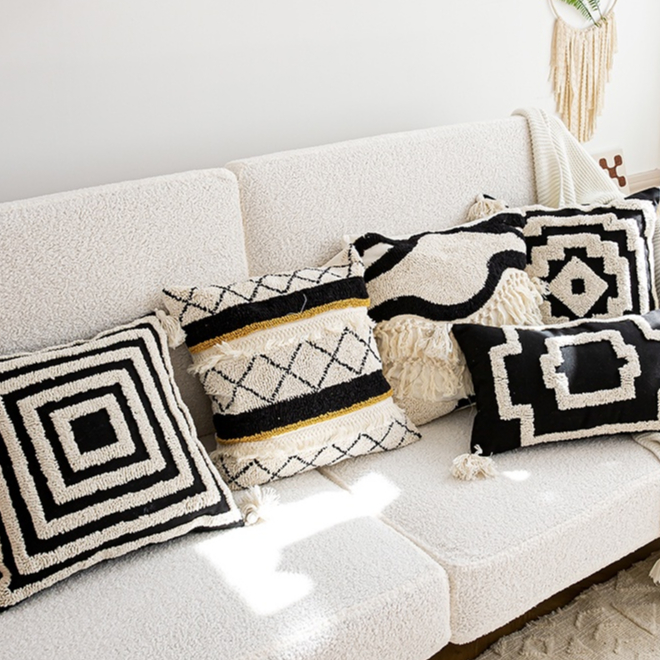 Square Cushion Terry Cloth Seat/Back Indian Style Cushions Lumbar ...