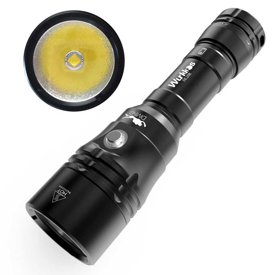 Wurkkos DL20R USB C Rechargeable Diving Light Powerful 3200lm XHP50.2 ...