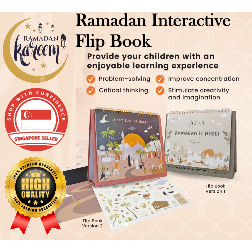 [ 2024 RAMADHAN SPECIAL ]Ramadan Interactive Flip Book For Kids( Fun ...