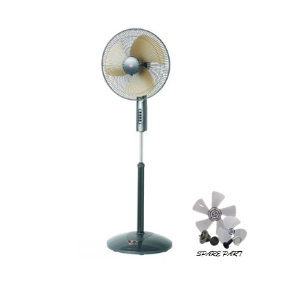 KDK P40US Spare Part - 16" Fan Blade, Spinner, Clutch Nut, Guard Fitter ...