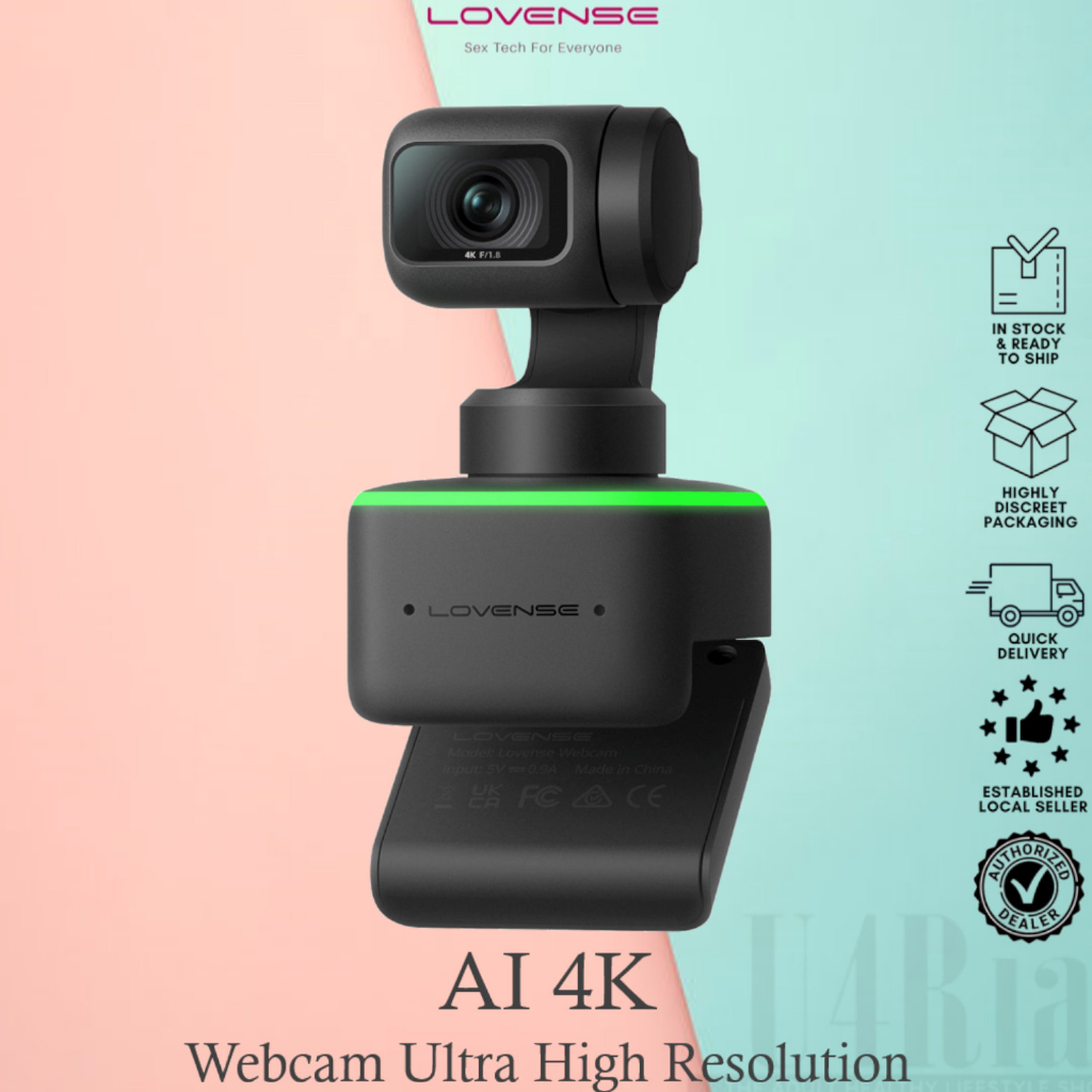 Lovense AI 4k Webcam Ultra High Resolution | Shopee Malaysia