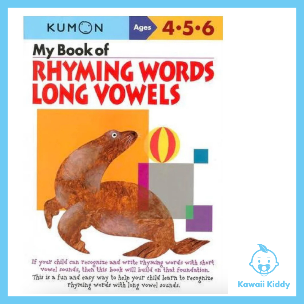[Kawaii Kiddy] KUMON My Book of Rhyming Words: Long Vowels (age 4-6yrs ...