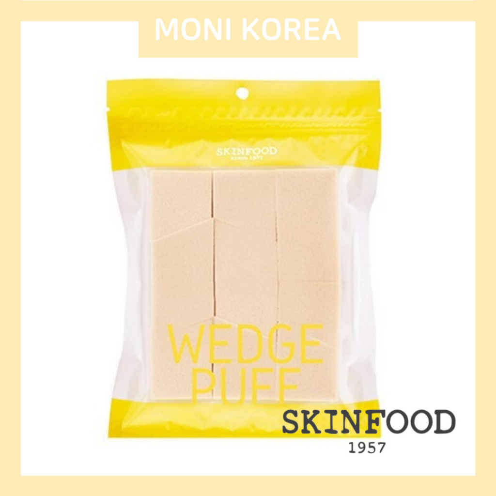 [SKINFOOD] Korea Authentic SkinFood Wedge Puff Sponge Jumbo Size (12pcs ...