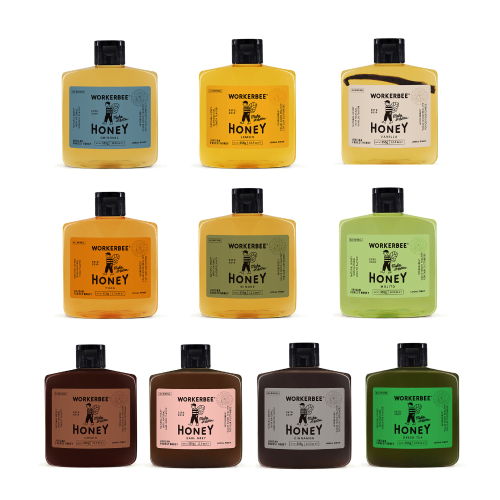 WORKERBEE HONEY Natural 10 Flavors 355g From Korea | Shopee Malaysia