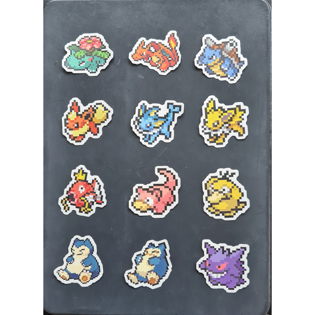 Pokemon 8-bit Pixel Art Stickers [Series 2] | Shopee Malaysia