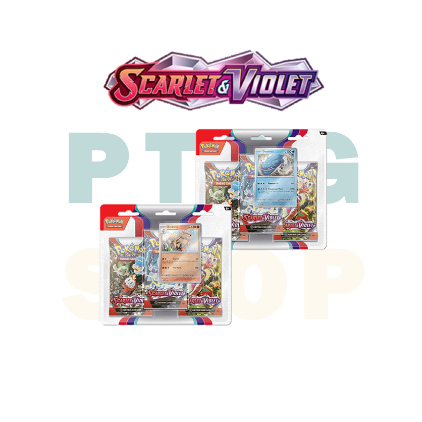Scarlet & Violet 3 Pack Blister (SV01) - Pokemon TCG card box pack ...