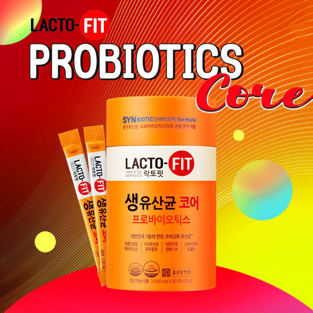 LACTO-FIT Probiotics Core 10 20 30 40 50 60 Sachet / LACTOFIT Probiotic ...
