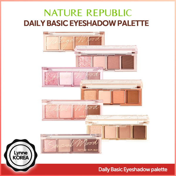 Nature Republic Daily Basic Eyeshadow Palette / eyeshadow | Shopee Malaysia