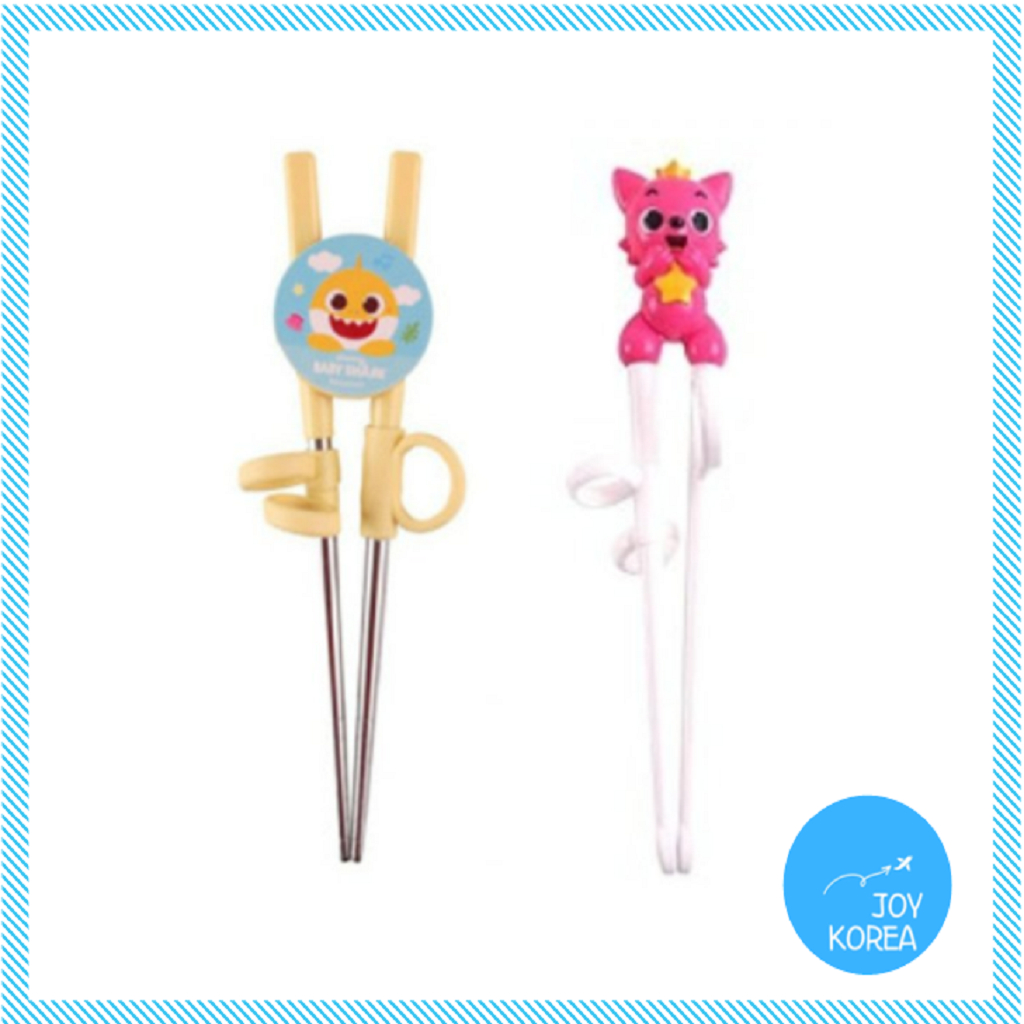 [Pinkfong] Pinkfong Training Chopsticks/Baby Shark Stainless steel ...