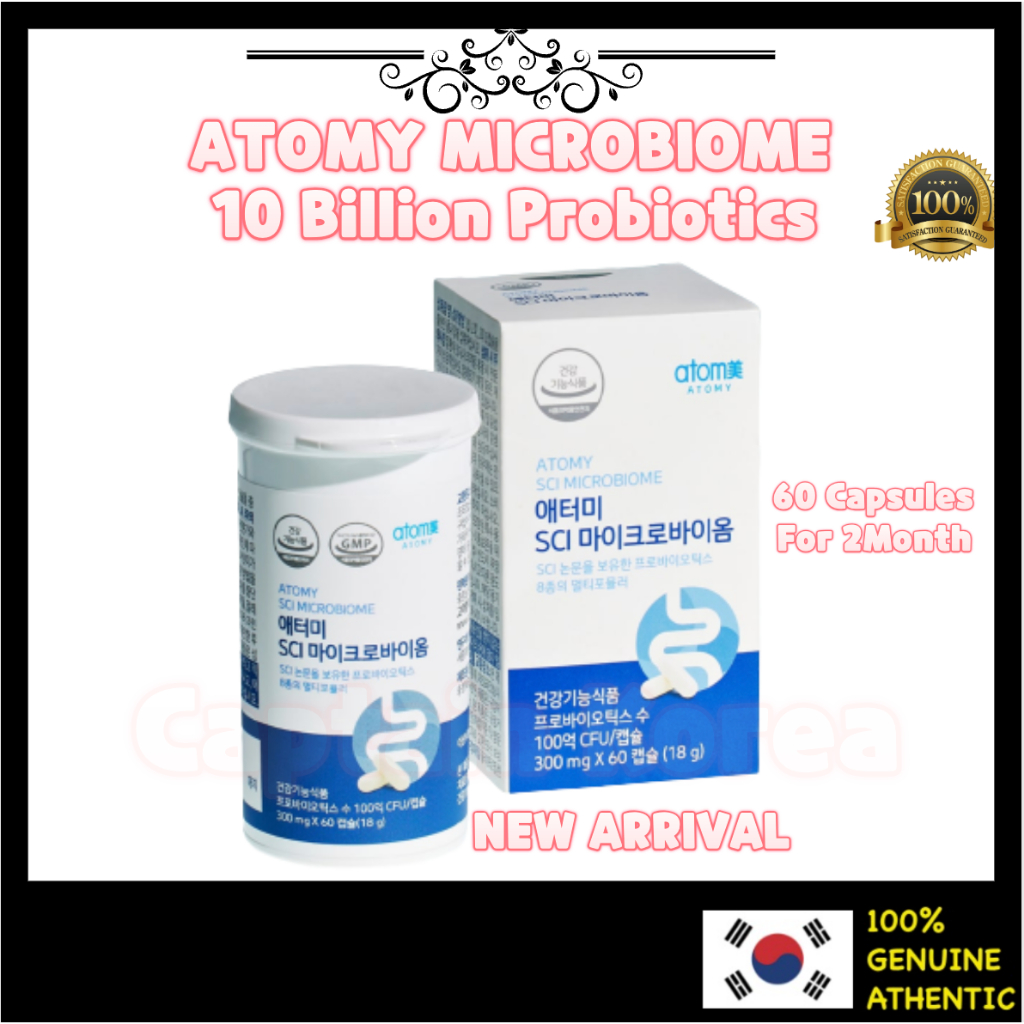 Atomy Probiotics atomy SCI MICROBIOME super probiotics 10 Billion CFU 18g x 60 Capsules | Shopee ...
