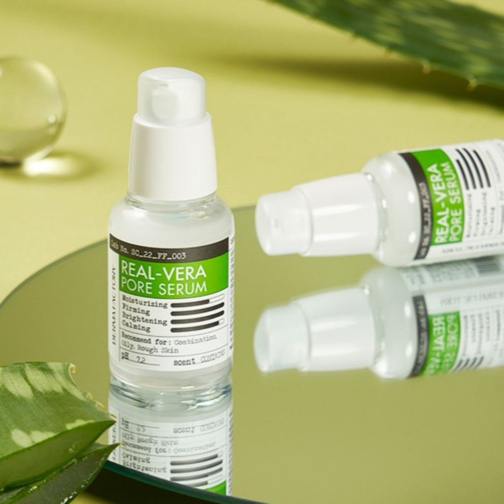 Derma Factory Real Vera Pore Serum 30ml Bifida Fermented Niacinamide ...