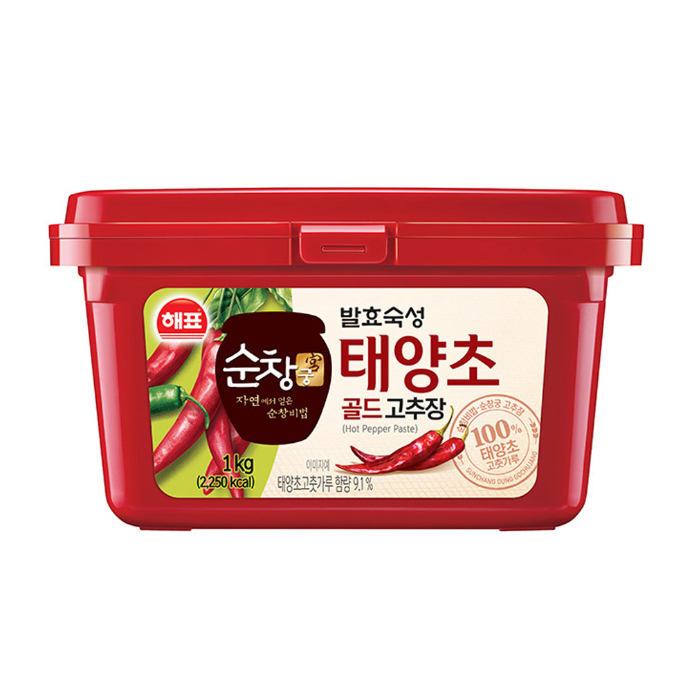 Sajo Haepyo Sunchanggung Taeyangcho Gold Hot Pepper Paste Gochujang ...