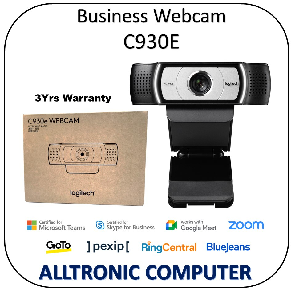 Logitech C930E Business Webcam with a Wide Field of View and HD Digital ...