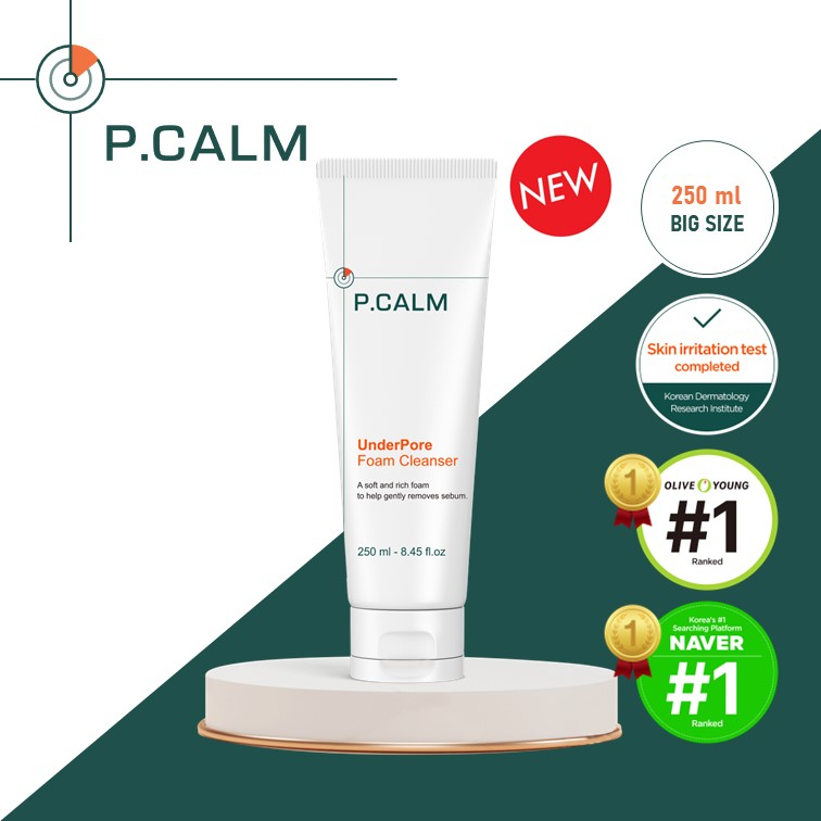 [P.CALM] [UPSIZED] UnderPore Foam Cleanser 250ml | Shopee Malaysia