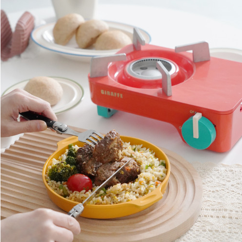 [Made in Korea] Giraffe Ceramic coating mini cooking barbeque Grill ...