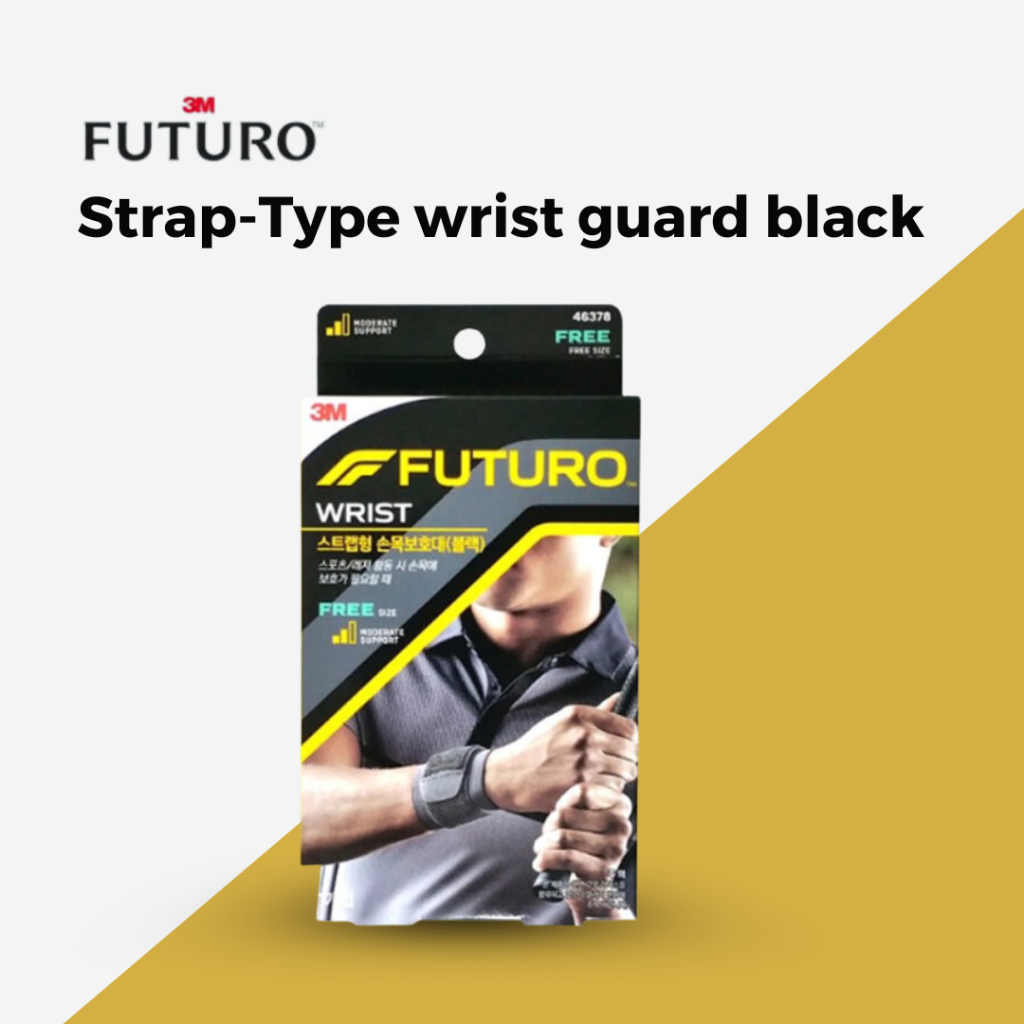 3M Futuro strap-type wrist guard black | Shopee Malaysia