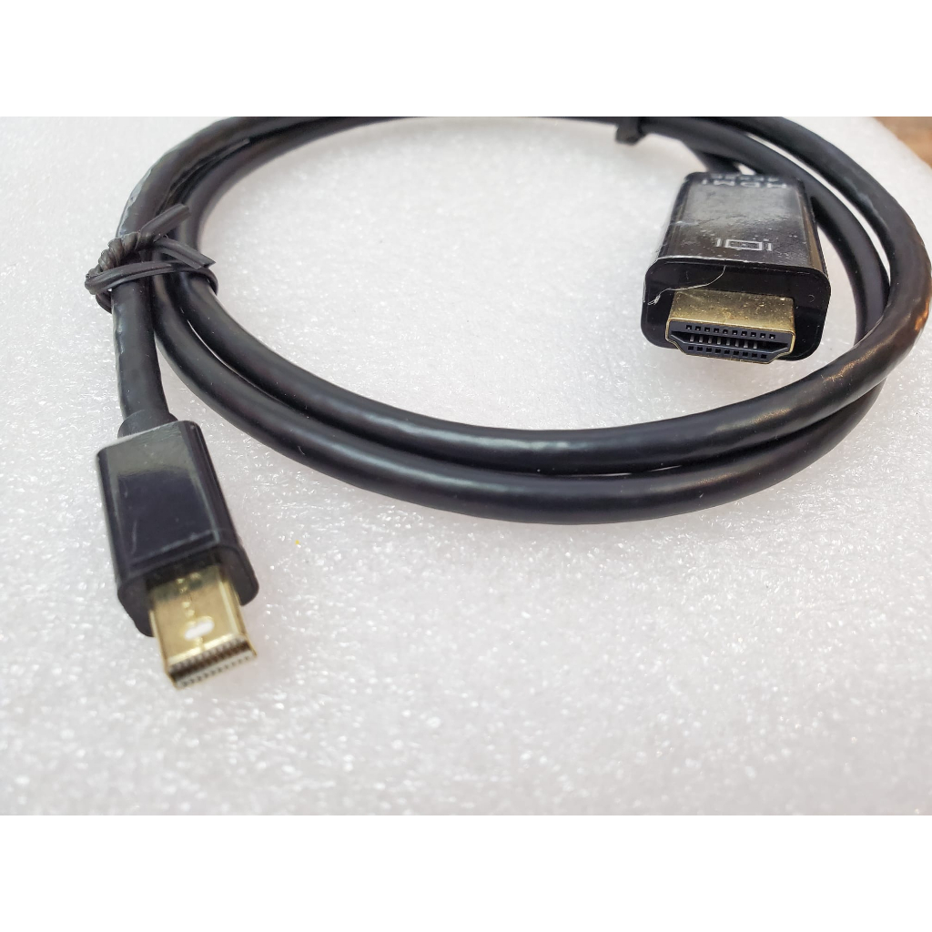 Mini DisplayPort Male to HDMI Male Cable 1 meter | Shopee Malaysia