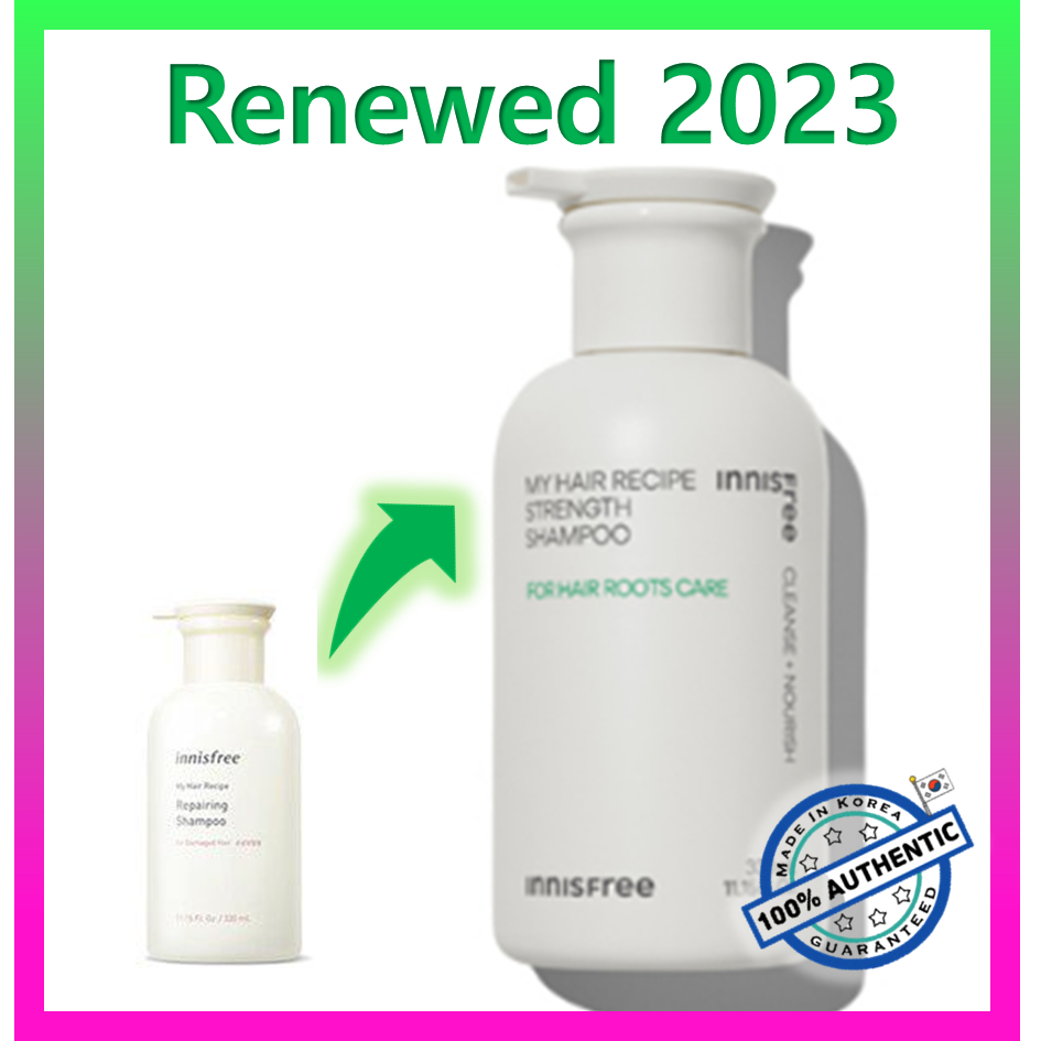 innisfree My Hair Recipe Strength Shampoo 330mL (2023 AD) | Shopee Malaysia