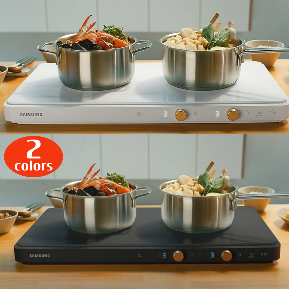[SAMSUNG] Samsung 2 Zone Induction The Plate (White / Black) Modern 2 ...
