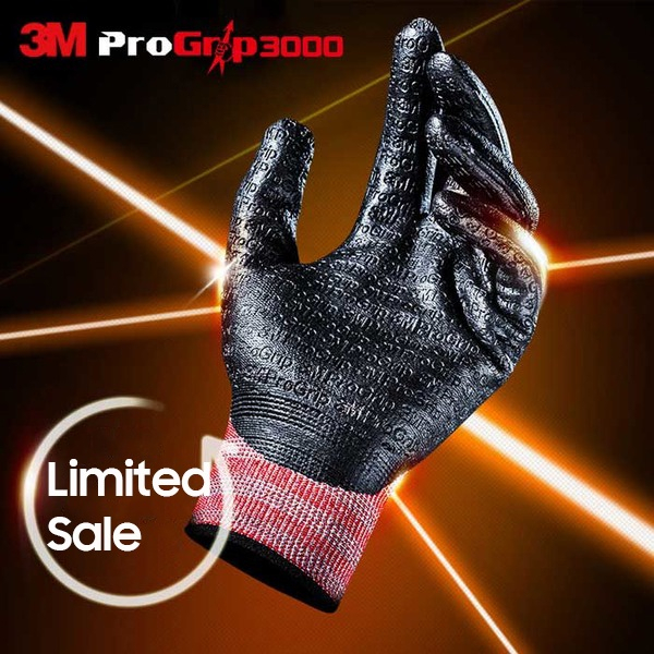 3M Pro Grip 1000 2000 3000 Gloves 3 sizes(S M L) MADE IN KOREA | Shopee ...