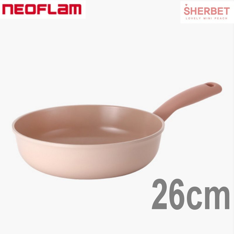 NEOFLAM Sherbet IH Induction Wok Pan 26cm/PFC PFOA PFOS Free/Made in Korea | Shopee Malaysia