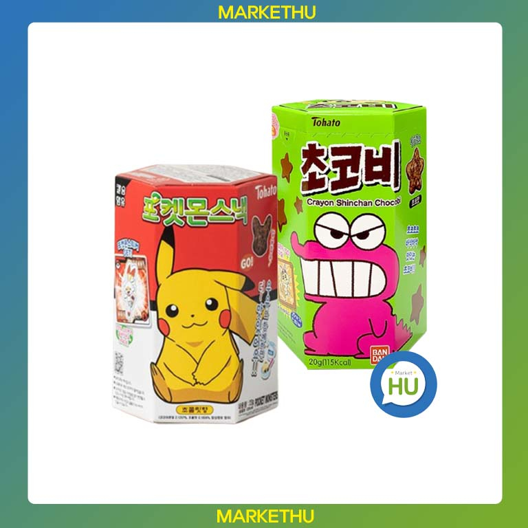 Crayon Shin Chan Chocobi 20g, Pokemon Snack 23g/Korean Snack | Shopee ...