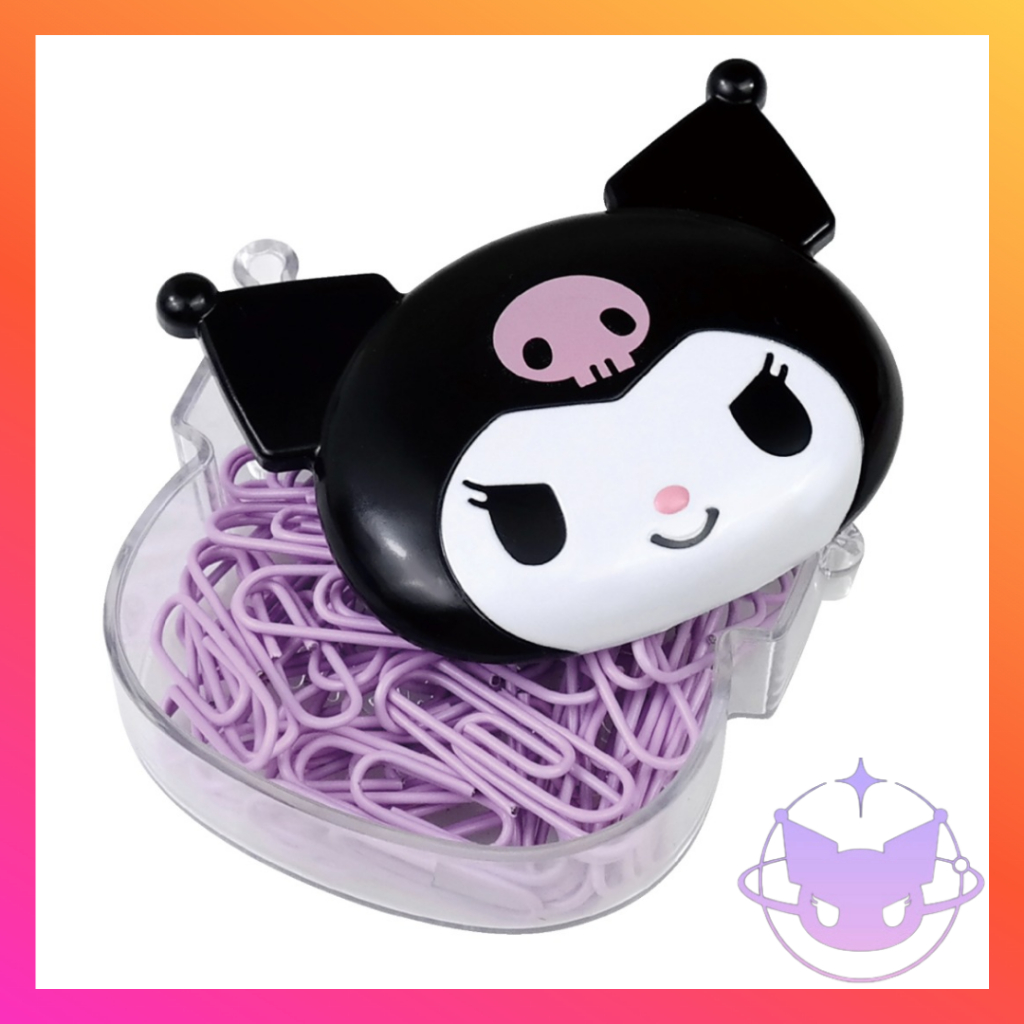 [Sanrio] PaperClip 50pcs Colors Clips Bookmark Kuromi Cinammoroll My ...