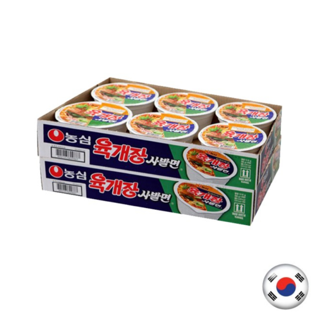 Original [Nongshim] Yukgaejang Sabal myeon Cup Noodles(86g) x 12pcs ...
