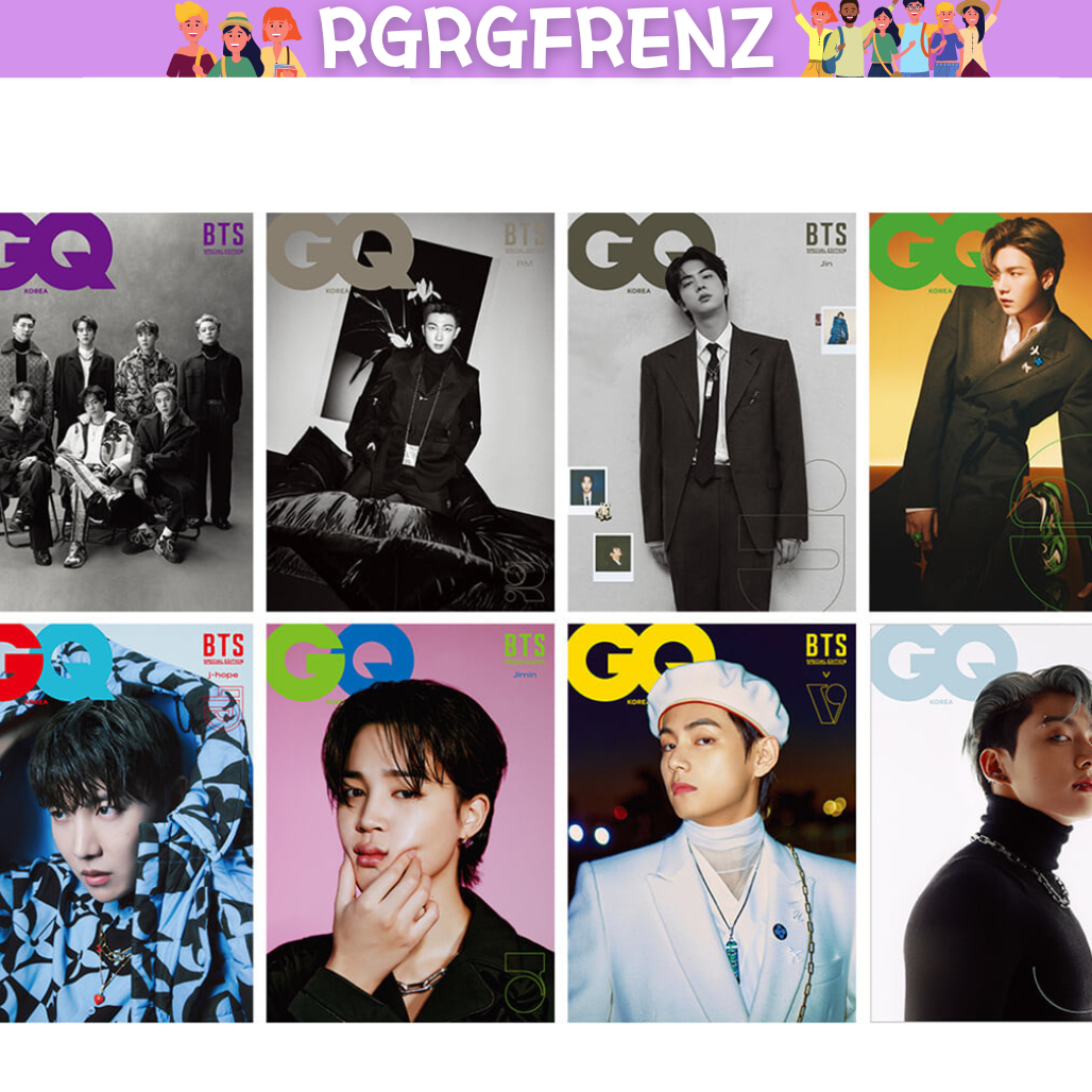 GQ KOREA 2022 Jan. BTS COVER MAGAZINE [BTS Special Edition] | Shopee Malaysia