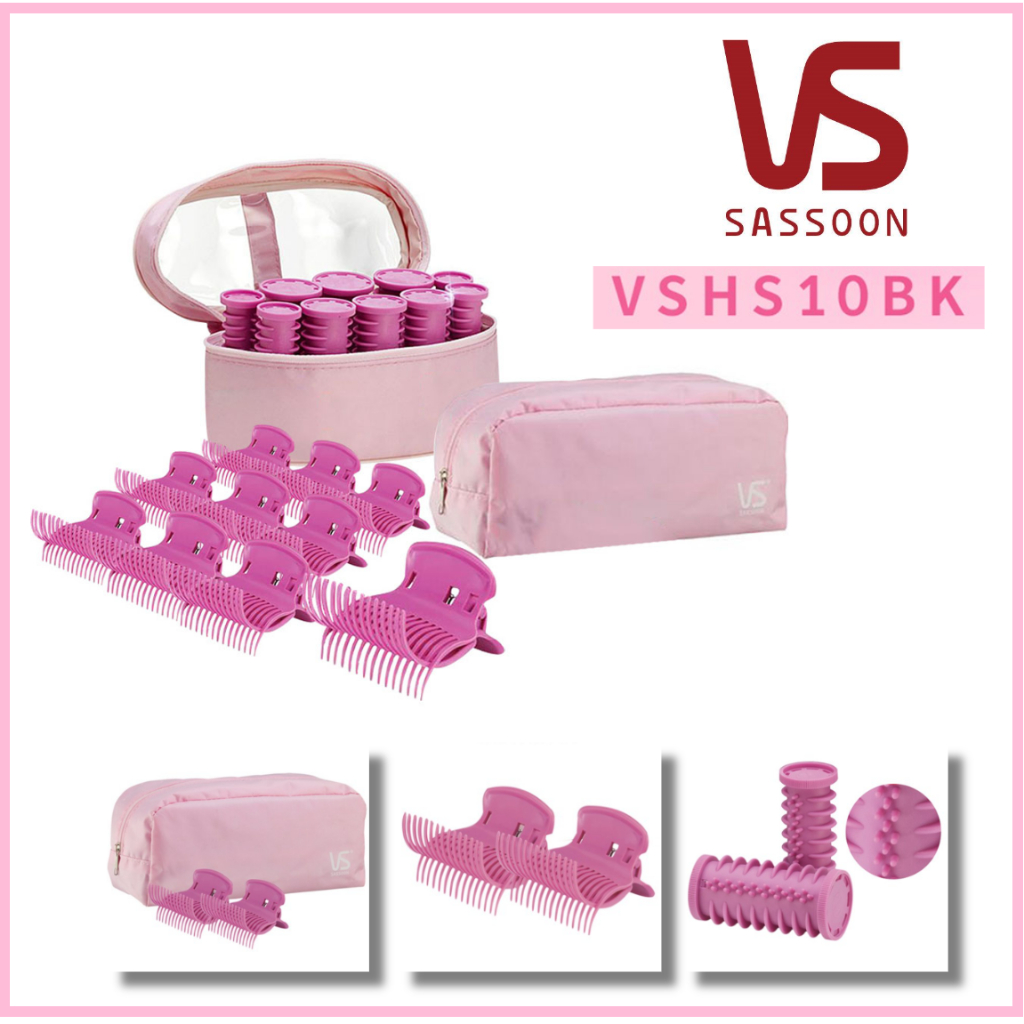 Vidal Sassoon Hair Setter Rollers VSHS10BK Portable Electric Instant ...