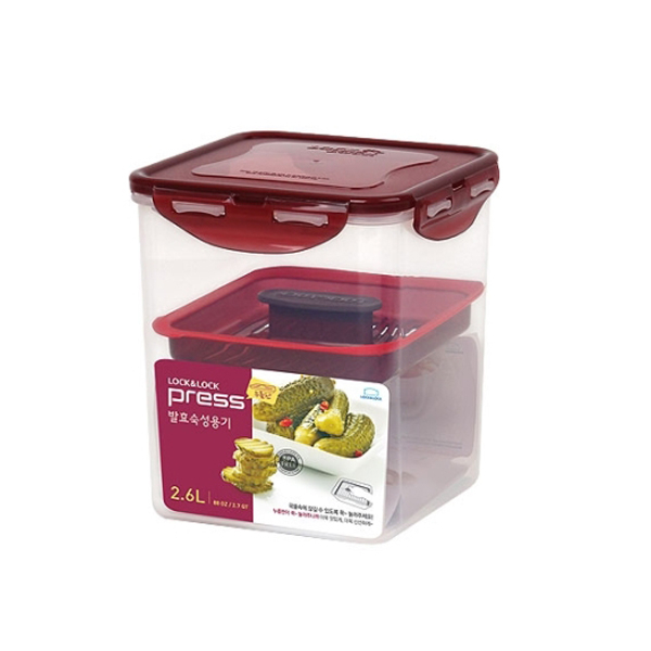 LOCKNLOCK Fermentation Aging Container 2.6L Food Storage Container ...