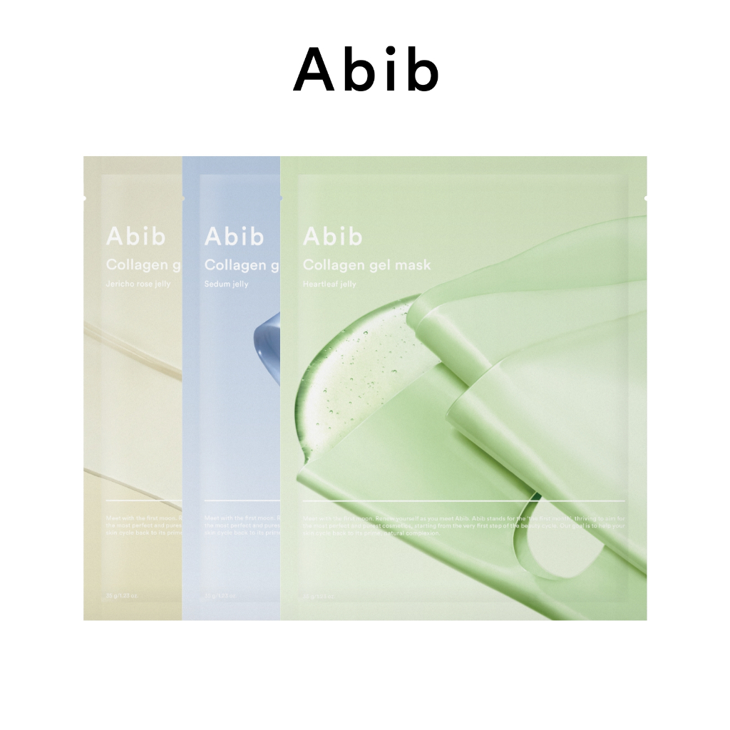 Abib Collagen gel mask 3 Type(10 pcs) Vegan sheet mask for younger skin ...