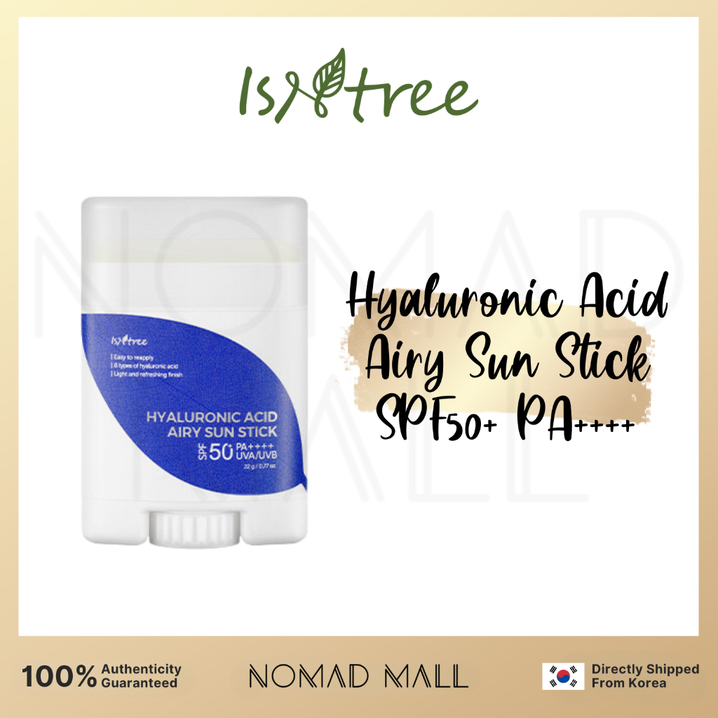 [ ISNTREE ] Isntree Hyaluronic Acid Airy Sun Stick SPF50 PA++++ 22g ...