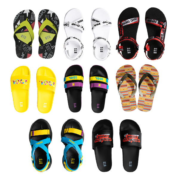BTS Micdrop & IDOL Sandals official goods made in Korea (Libra/Leo ...