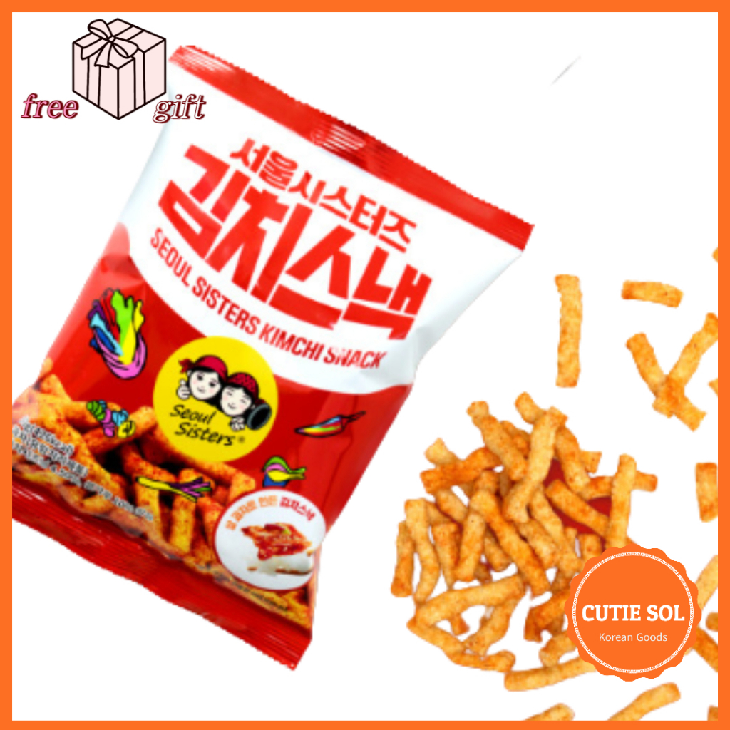 SEOUL SISTERS Hot Spicy Korean Kimchi Snack 90g Pack of 5 | Shopee Malaysia