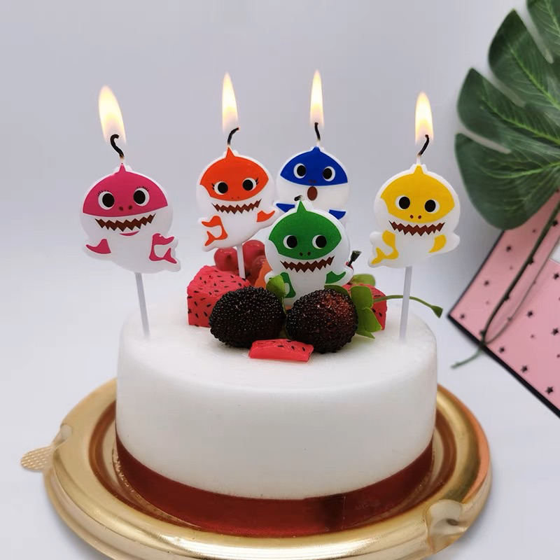 Instock pinkfong baby shark/ paw patrol / lol surprise birthday candles ...