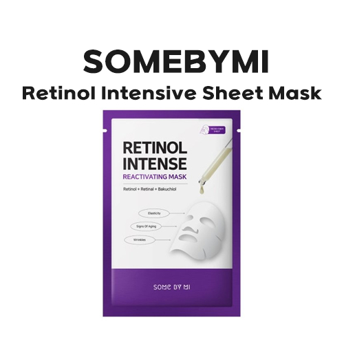 [SOMEBYMI] Retinol Intensive Sheet Mask | Shopee Malaysia
