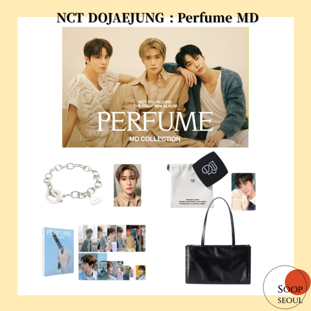NCT DOJAEJUNG Perfume Official MD / BRACELET HAND MIRROR PHOTOCARD ...