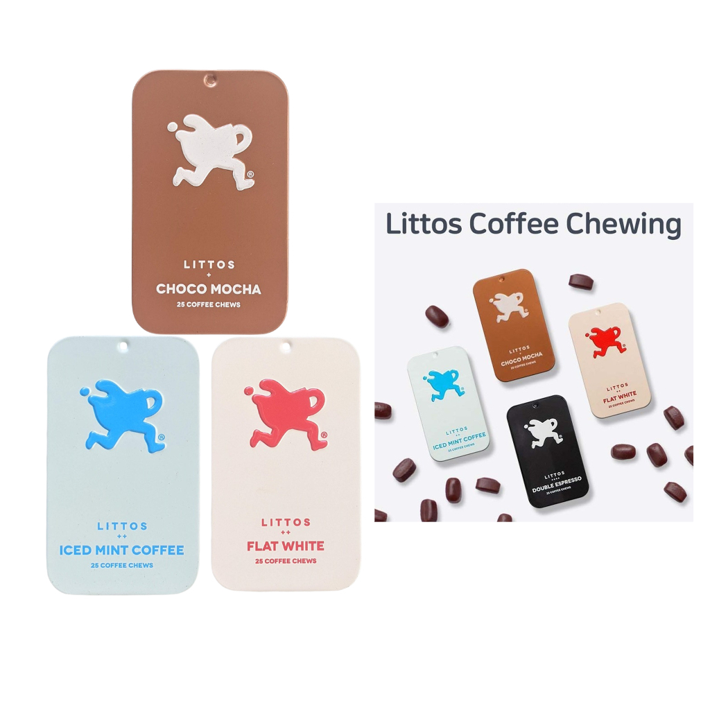 [Littos] Caffeine-included Coffee Chew 15g / Halal Approved / Choco ...
