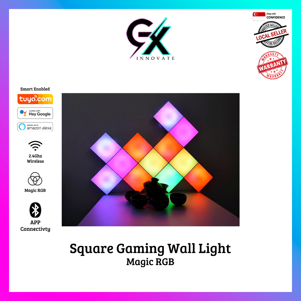 GX Nanoleaf Inspired / Square Light / App Controlled Aurora Light ...