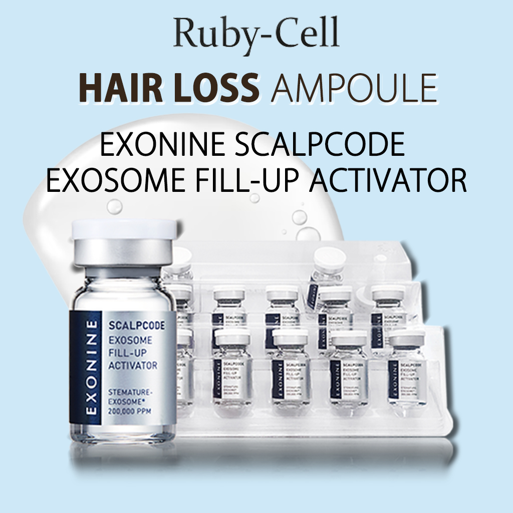 [ RUBYCELL ] EXONINE SCALPCODE EXOSOME FILL-UP ACTIVATOR 1BOX ( scalp ...