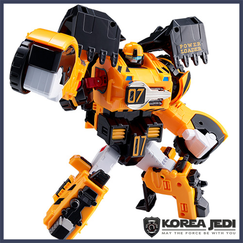 TOBOT V - POWER LOADER Transformer Robot Powerful Guy Play Set Yellow ...