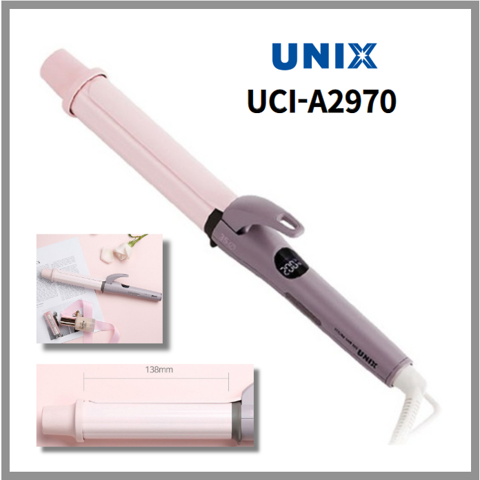 Unix UCI-A2970 Flat Iron Hair Straightener Hair Curling iron 35mm ...